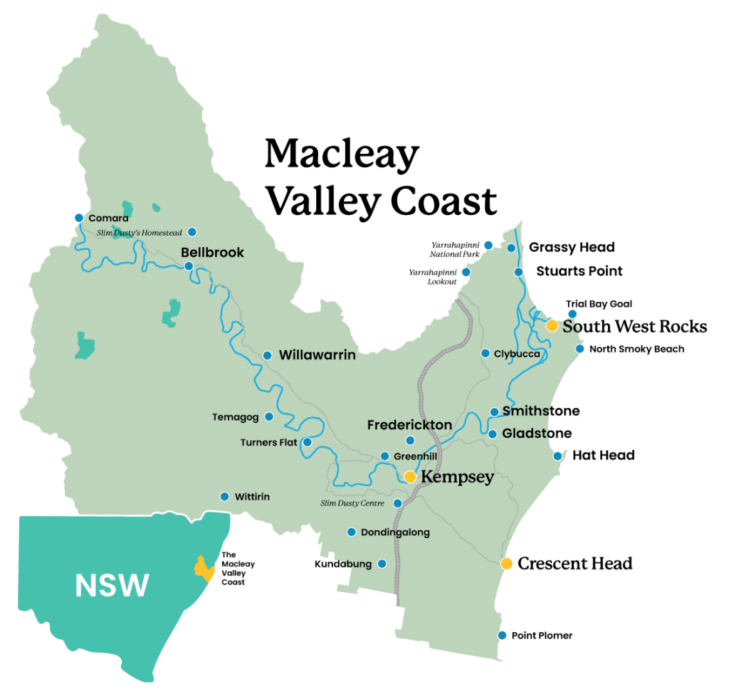 Visit Macleay Valley Coast NSW on your next holiday